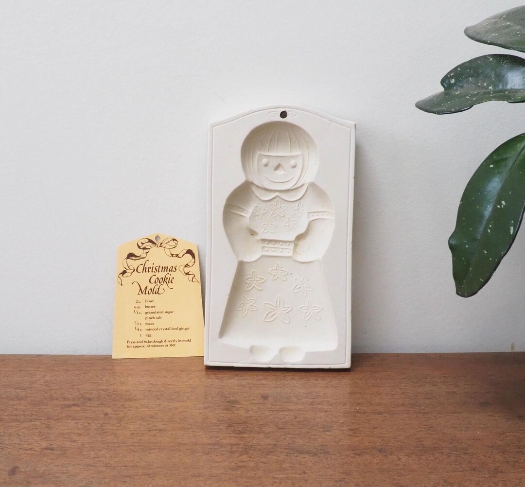 Vtg Colonial of Cape Cod Stoneware Cookie Mold - Vintage Gingerbread ...