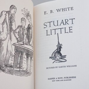 Stuart Little EB White 1945 Hardcover Classic No Dust Jacket Vintage ...