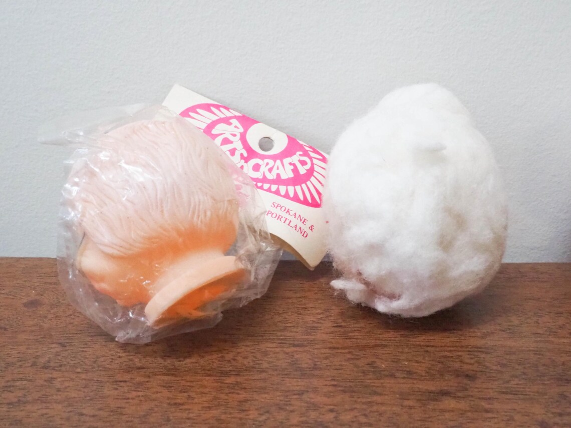 Vtg Plastic Old Woman/mrs Claus Head - Set of 5 - Craft Supply ...