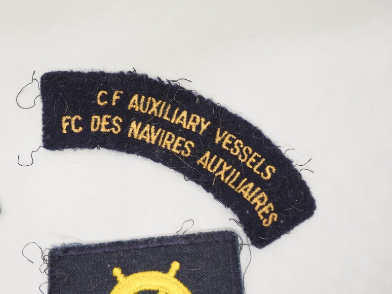 Vintage Royal Canadian Navy Patches - Set of 5 - Etsy