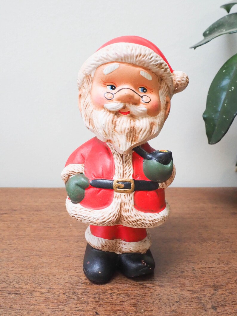 Vtg Christmas Santa Bobble Head - Vintage Bobble Head Santa Claus ...