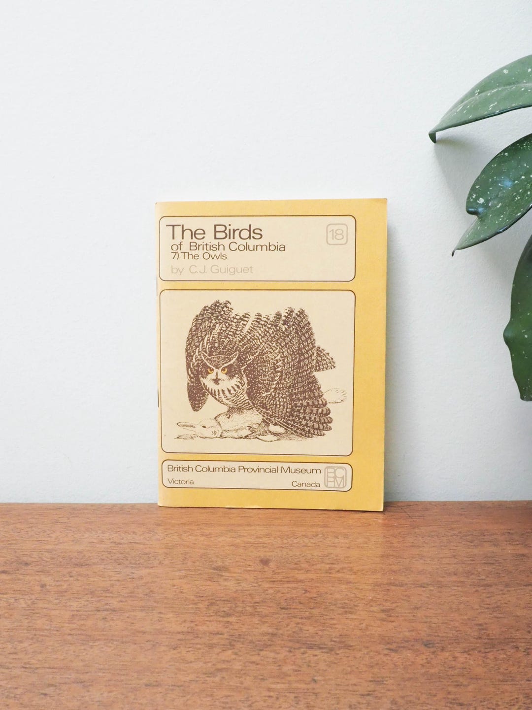The Owls Book - Birds of British Columbia - CJ Guiguet - 1978 - Owl ...