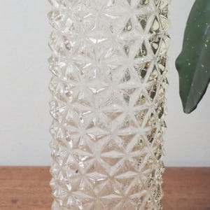 Vtg Clear Glass Torpedo Column Light Cover - Clear Bullet Glass Light ...