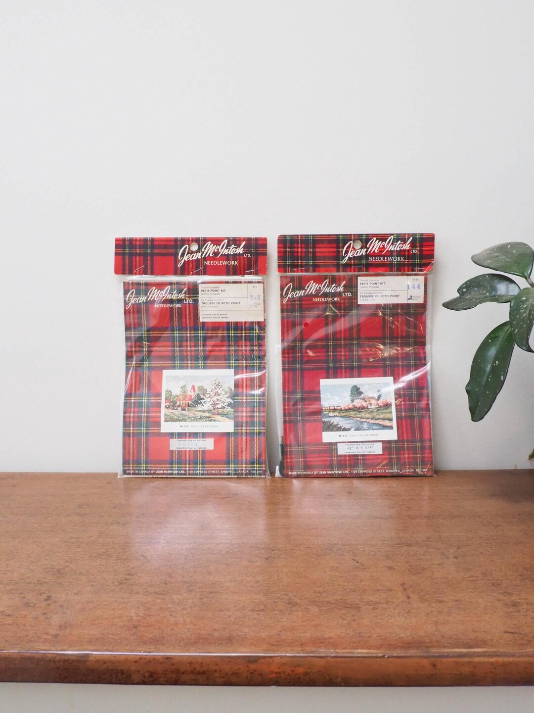 Vtg Jean Mcintosh Needlework Kit - Petit Point - YOUR CHOICE - M-145 M ...