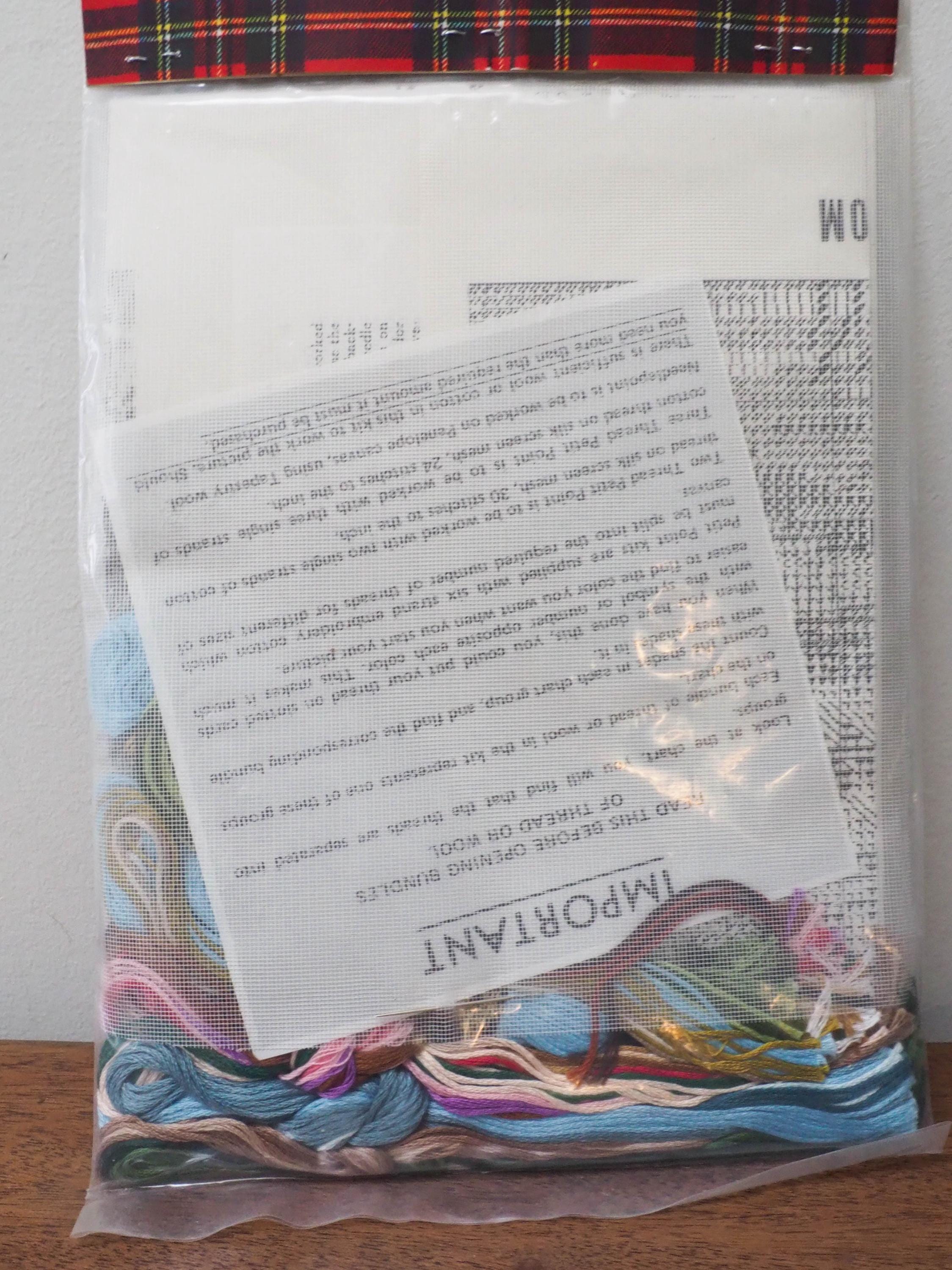 Vtg Jean Mcintosh Needlework Kit - Petit Point - YOUR CHOICE - M-145 M ...
