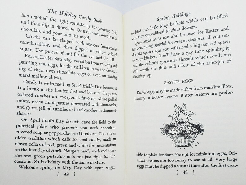 The Holiday Candy Book Virgina Pasley 50s Cookbook | Etsy