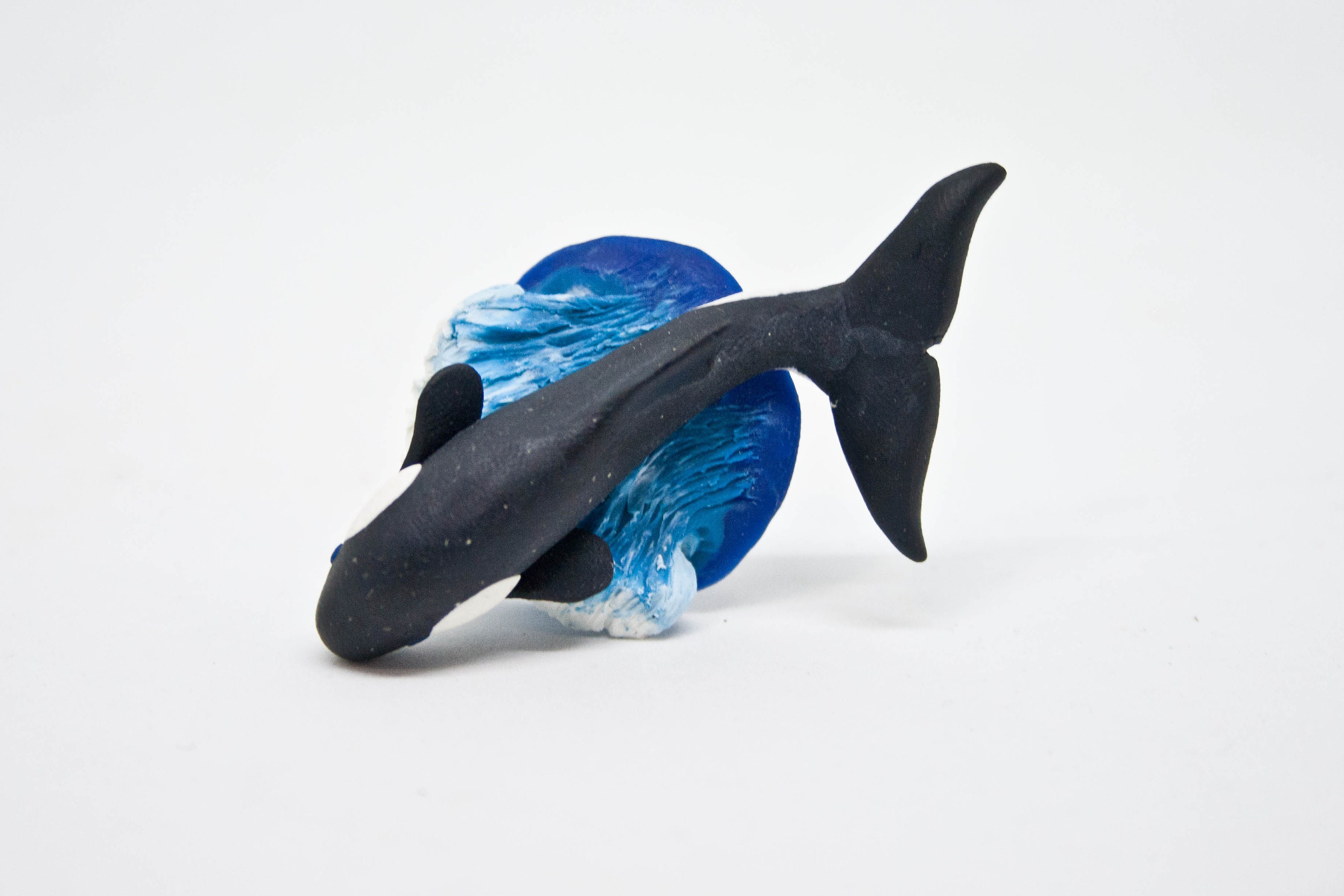 Killer Whale Polymer Clay Figurine Orca Whale 90s FIMO | Etsy