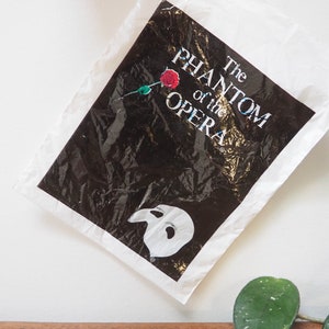 Vtg Phantom of the Opera Ticket, Gift Bag, Playbill - 90s Vancouver ...