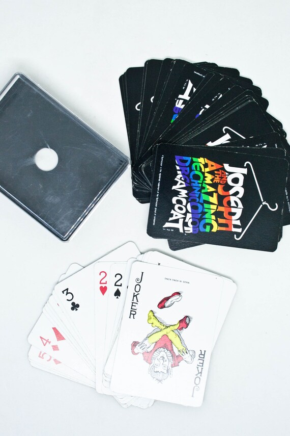 Joseph and the Amazing Technicolor Dreamcoat Playing Cards | Etsy
