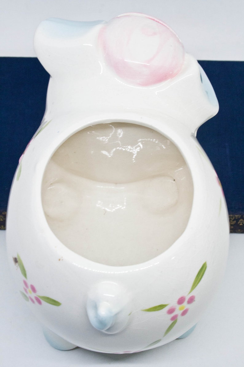 Vtg Ruben Pig Planter and Piggy Bank 60s 70s Pig Bank Plant | Etsy