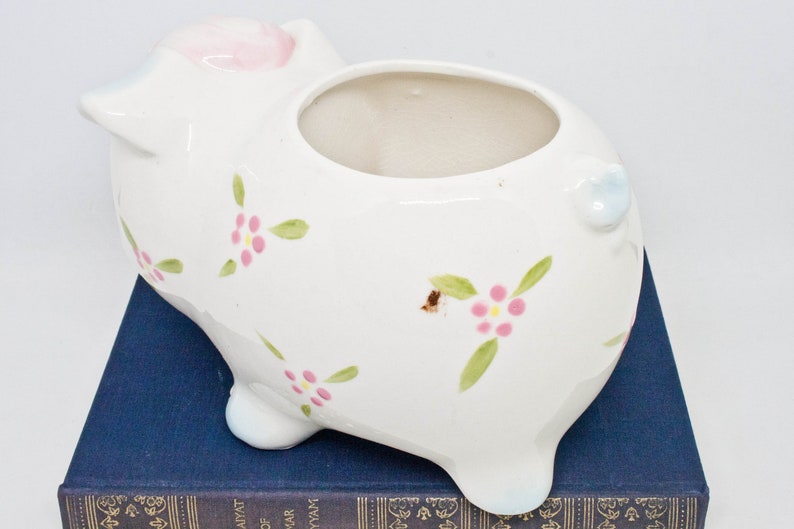 Vtg Ruben Pig Planter and Piggy Bank 60s 70s Pig Bank Plant - Etsy Canada