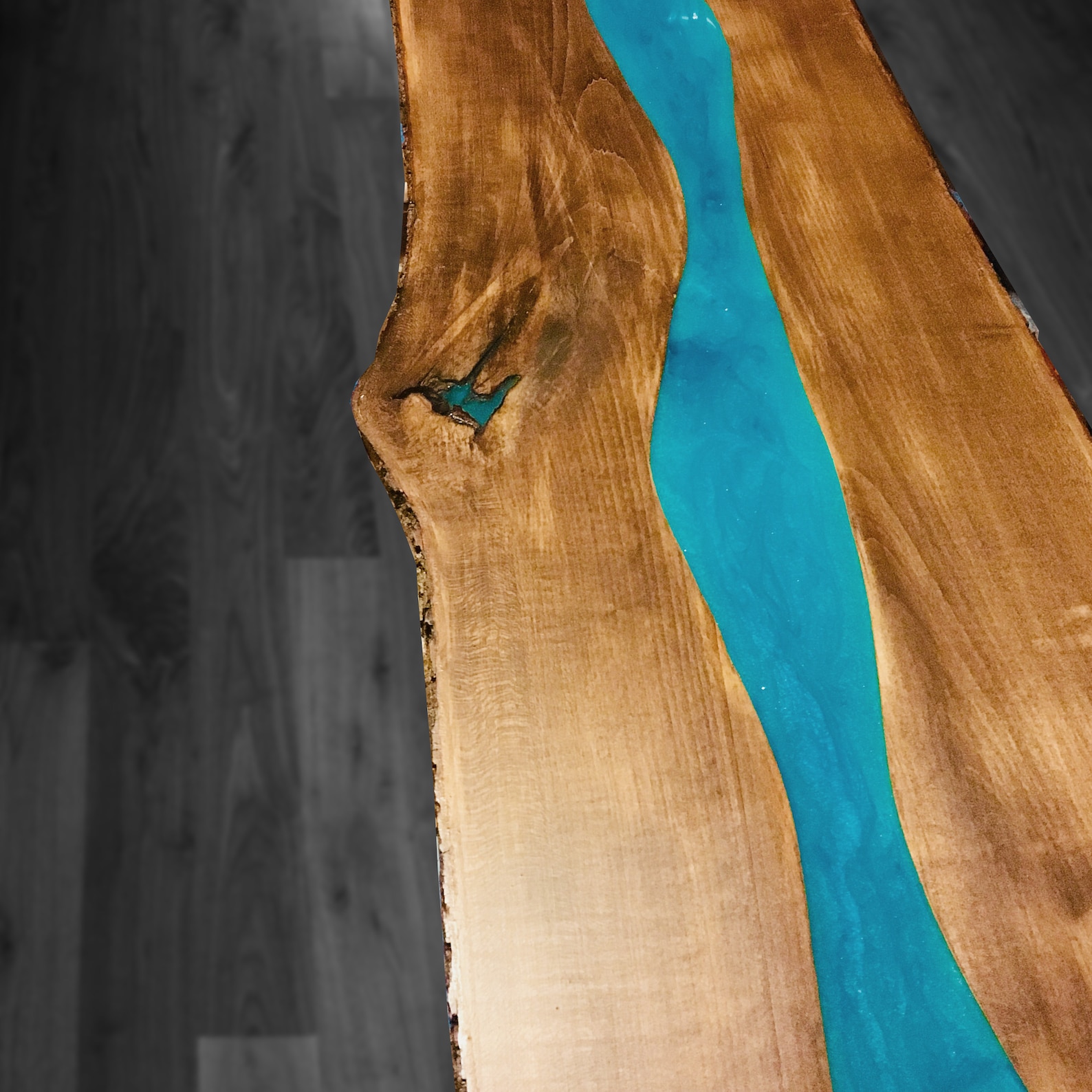 Pictured Table is Sold - Resin River Coffee Table With LED Lighting ...