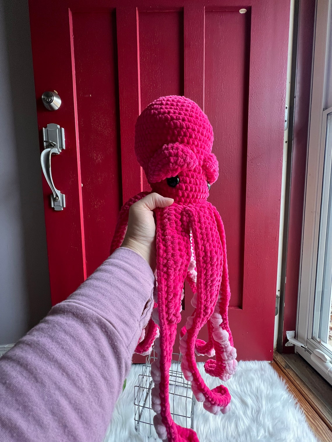 Octopus Crochet Plushie Stuffie Ocean Sea Pillow - Etsy