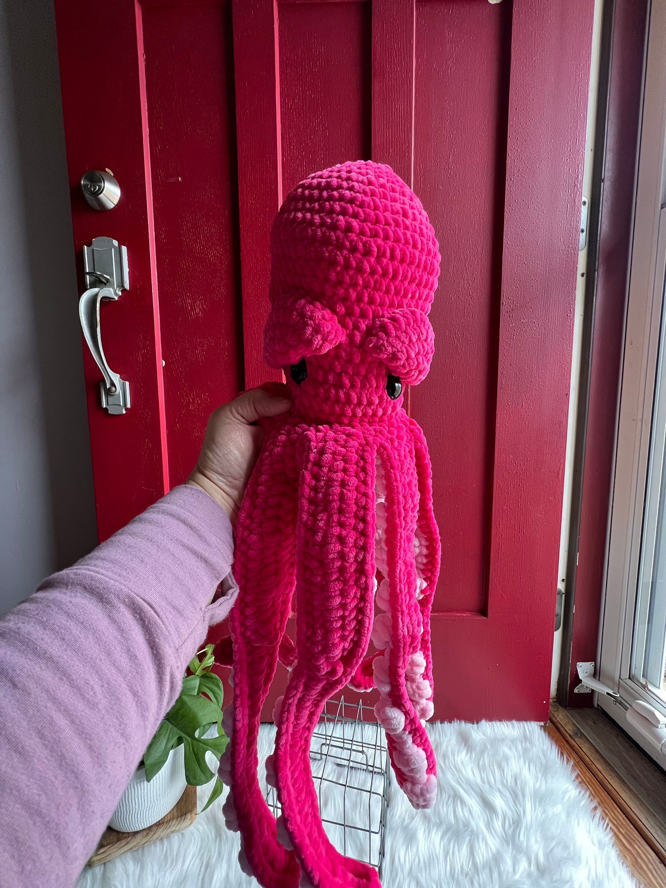 Octopus Crochet Plushie Stuffie Ocean Sea Pillow - Etsy