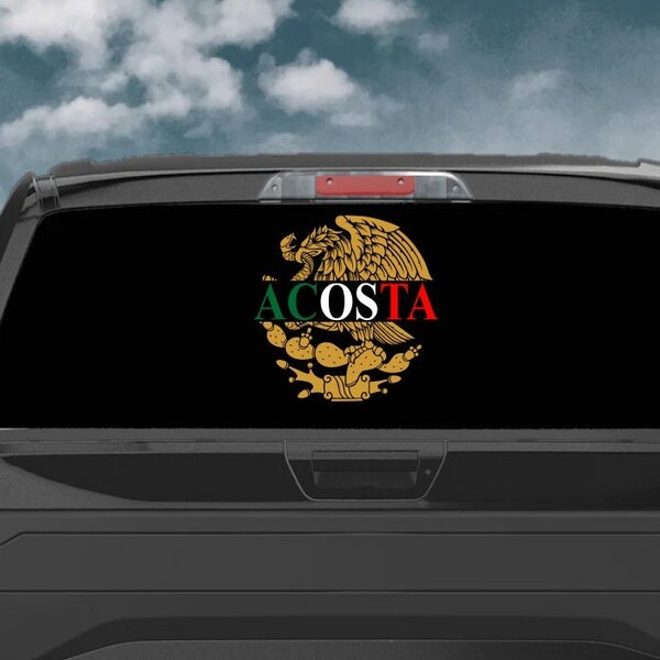 Last Name Decal - Etsy