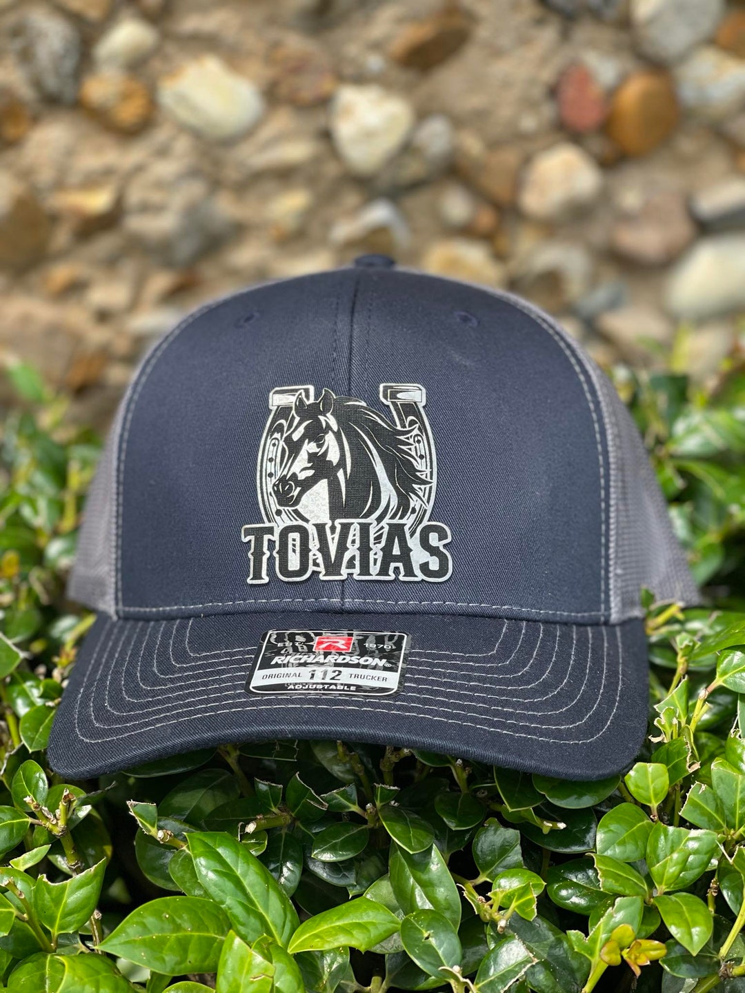 Custom Hat / Horse With Shoehorse Last Name / Engraved / Laser ...