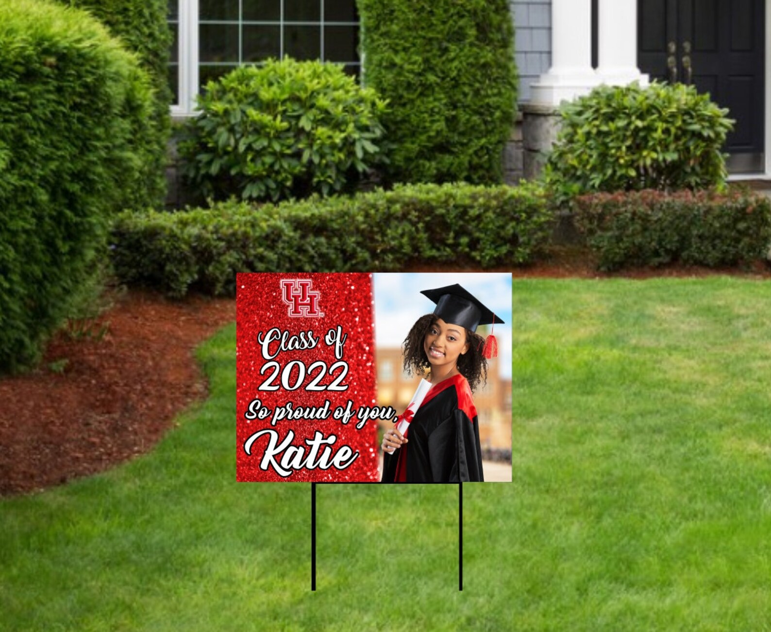 Custom Graduation Yard Sign 18x 24 With H Stake / | Etsy