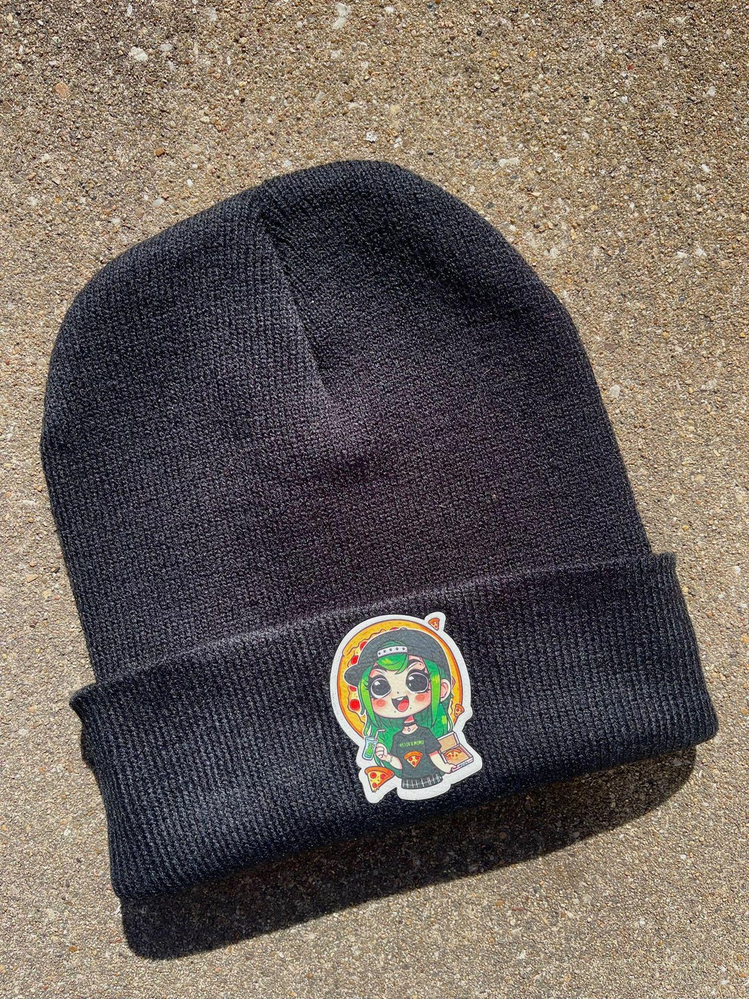 MOMO / Pizza Velarde / Beanie / Viral - Etsy