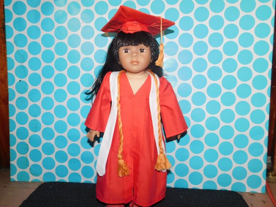 Graduation Cap & Gown for 18' Dolls | Etsy