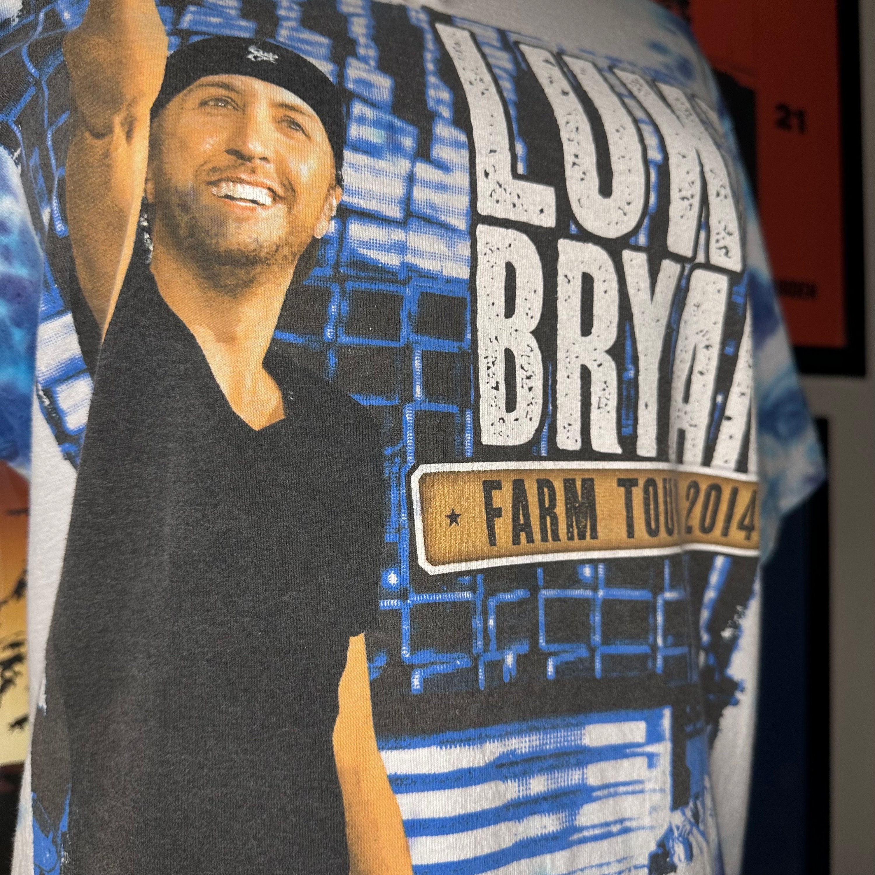 Tie Dye Luke Bryan Tour Tee - Etsy