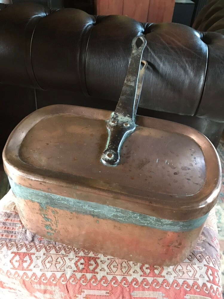 An Antique French Copper Daubière Slow Cooking Pot. - Etsy