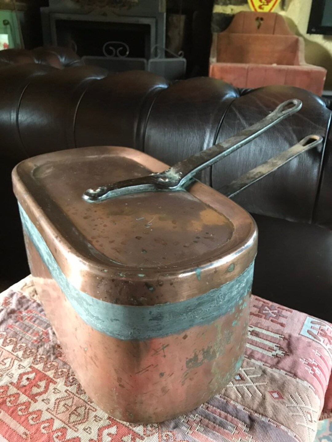 An Antique French Copper Daubière Slow Cooking Pot. - Etsy