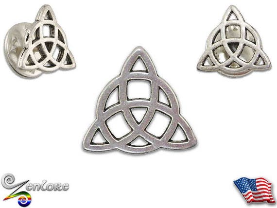 Triquetra Trinity Pagan Celtic Pin FS Norse Germanic Wicca | Etsy