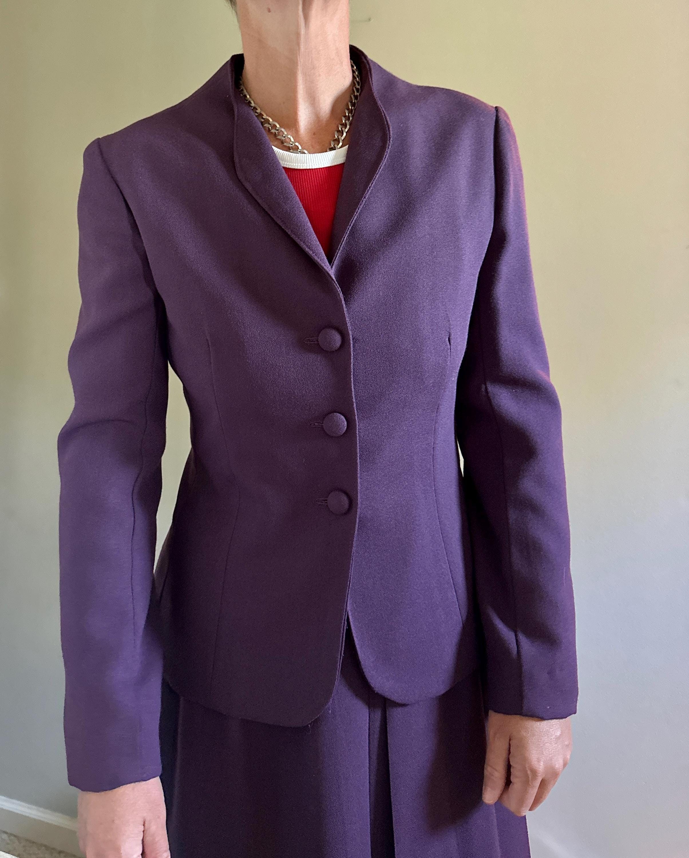 Vintage Wool Suit| 70s Wool Suit |business Skirt| Vintage Secretary ...