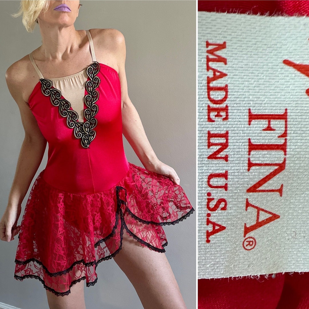 Vintage 80s Leotard, 80s Dance Bodysuit , Goth Leotard Circus Outfit - Etsy