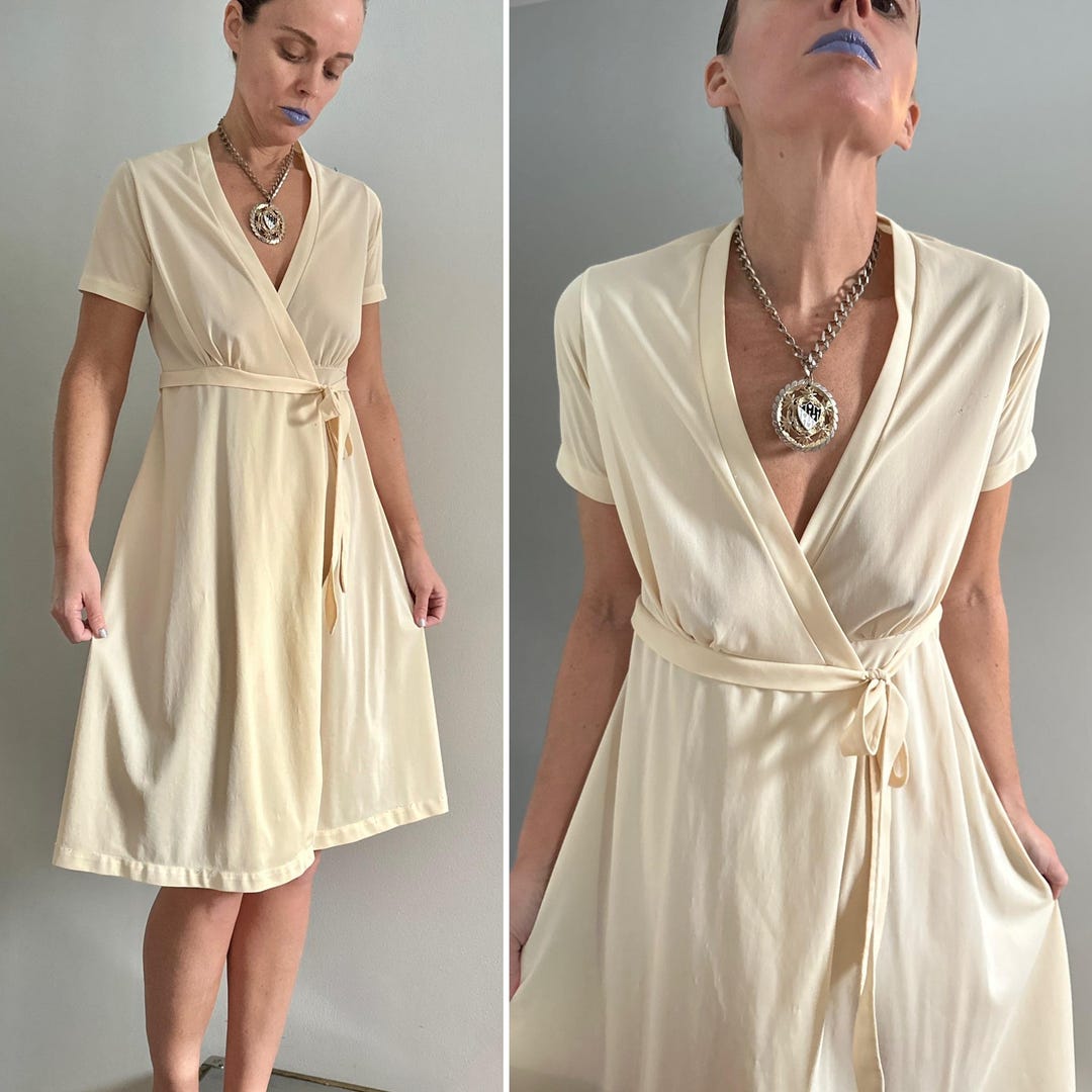 Vintage Gucci Style Bathrobe| Nylon Sheer Bathrobe - Etsy