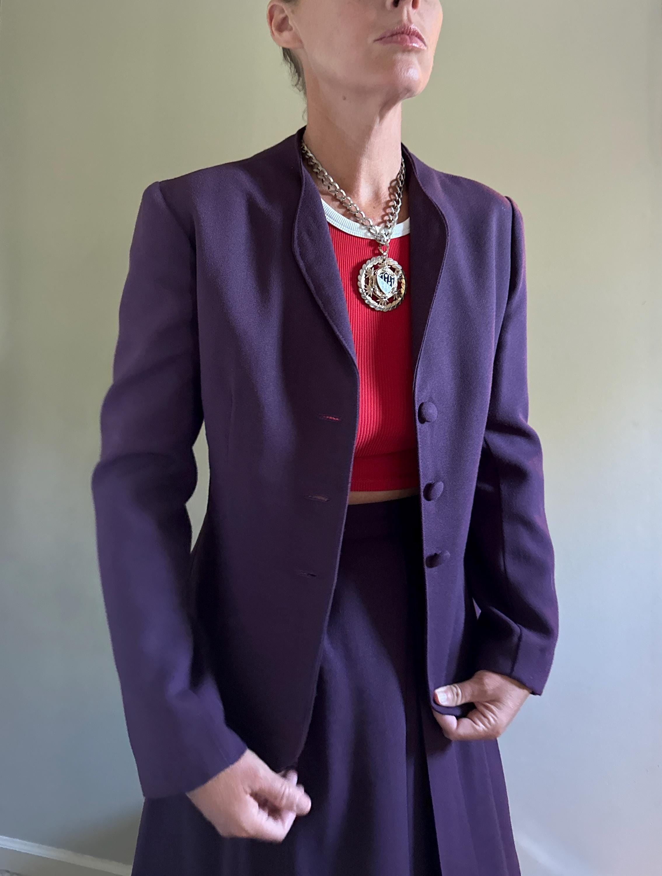 Vintage Wool Suit| 70s Wool Suit |business Skirt| Vintage Secretary ...