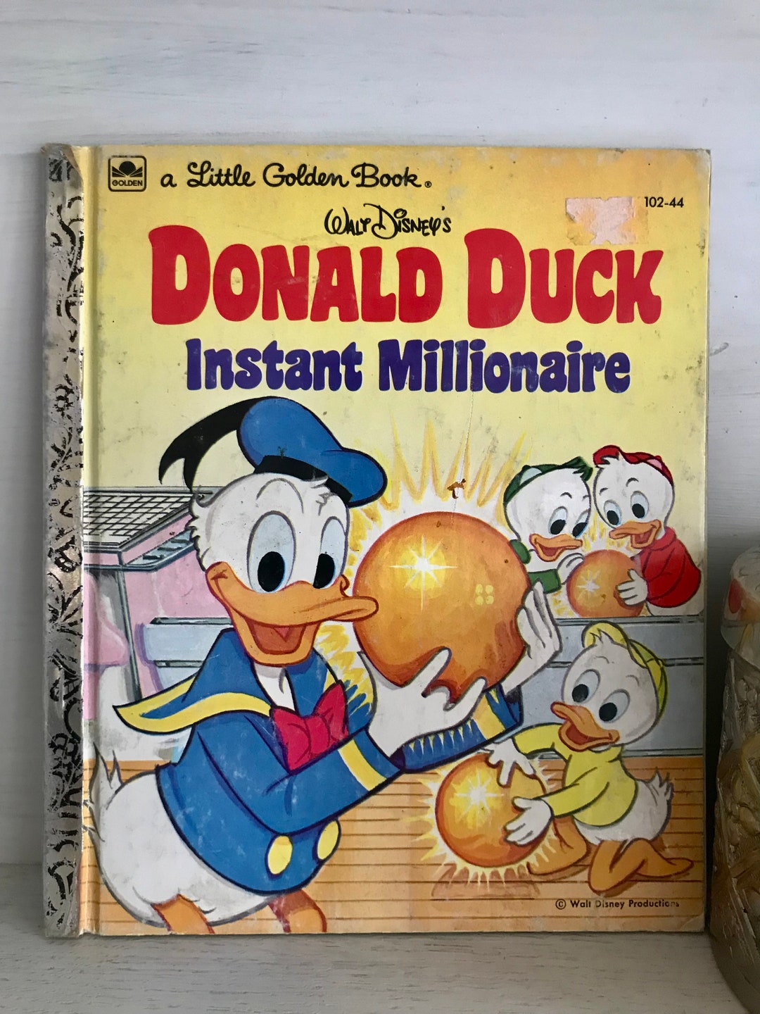 A Little Golden Book Donald Duck Instant Millionaire Vintage 70s ...