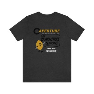 Aperture Combustible Lemons Portal Inspired Unisex Jersey Short Sleeve ...