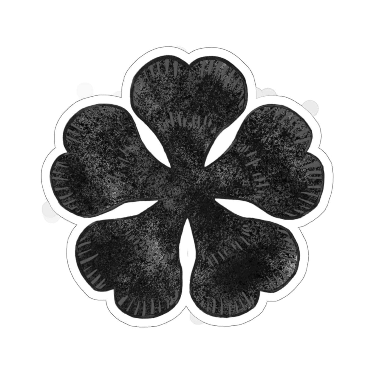 Asta Five Leaf Kiss-cut Stickers - Etsy