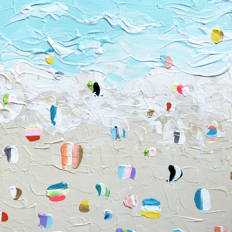 Abstract Beach Art - Etsy