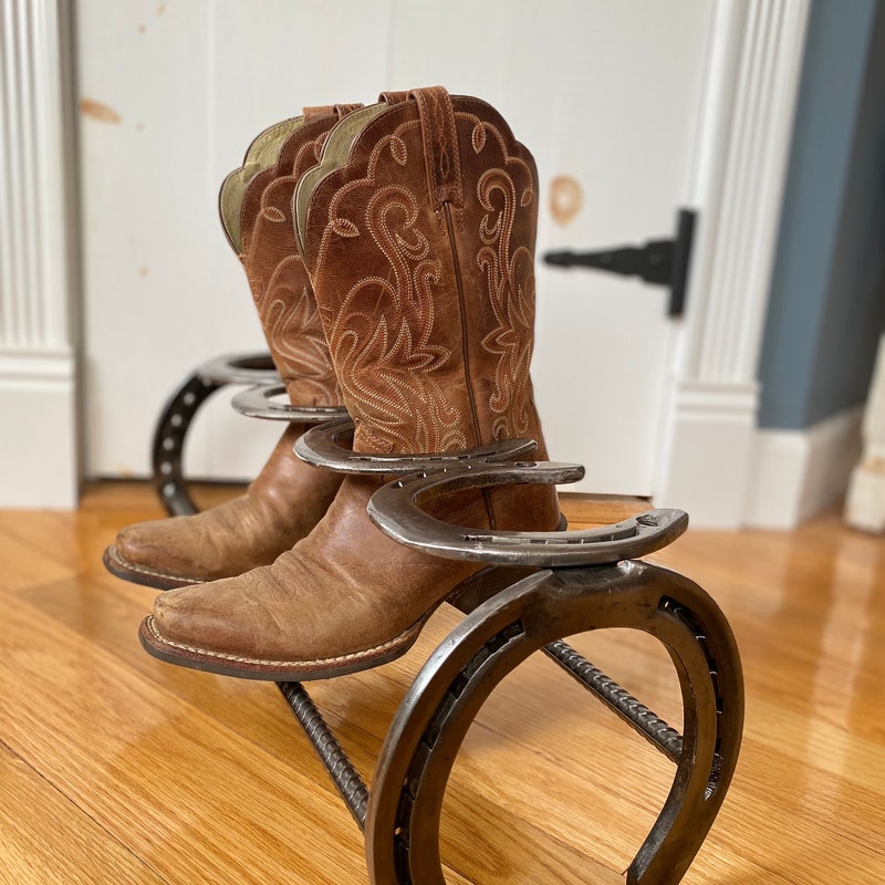 Horseshoe Boot Rack - Etsy