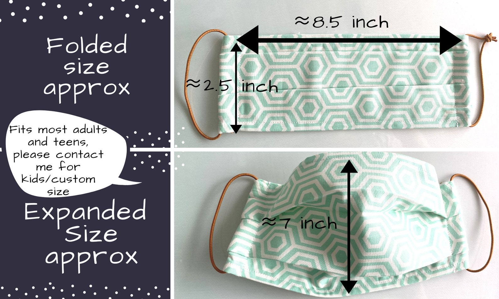 Single Layer Face Mask One Layer Face Mask Lightweight | Etsy