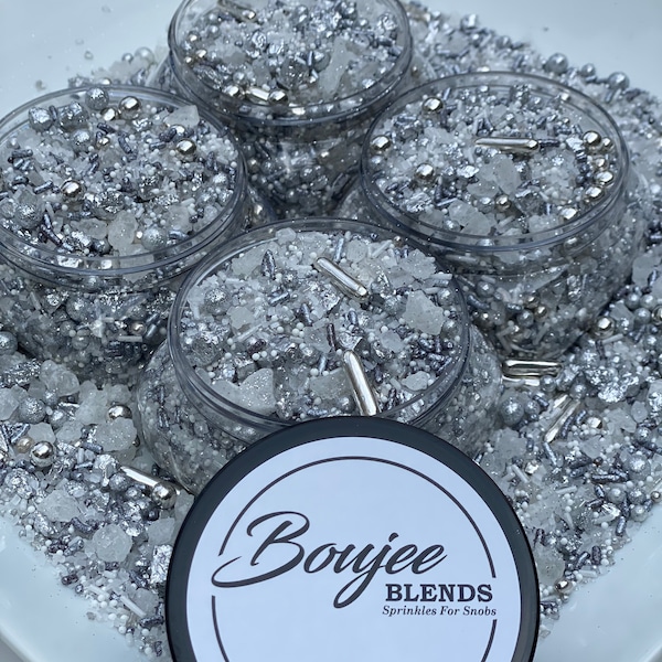 Silver Sprinkles - Etsy