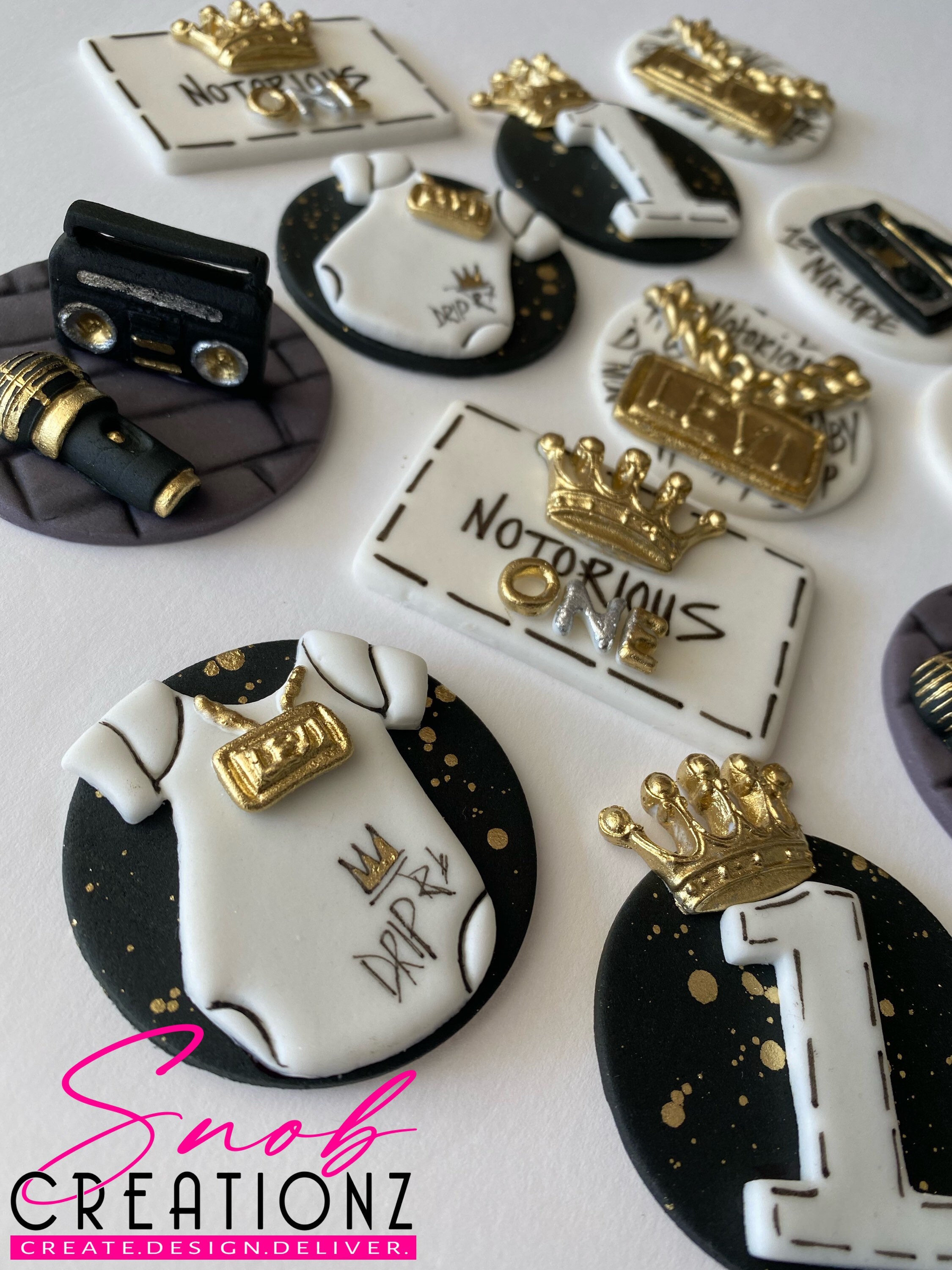Notorious O.N.E Custom 3D Fondant Cupcake Toppers - Etsy