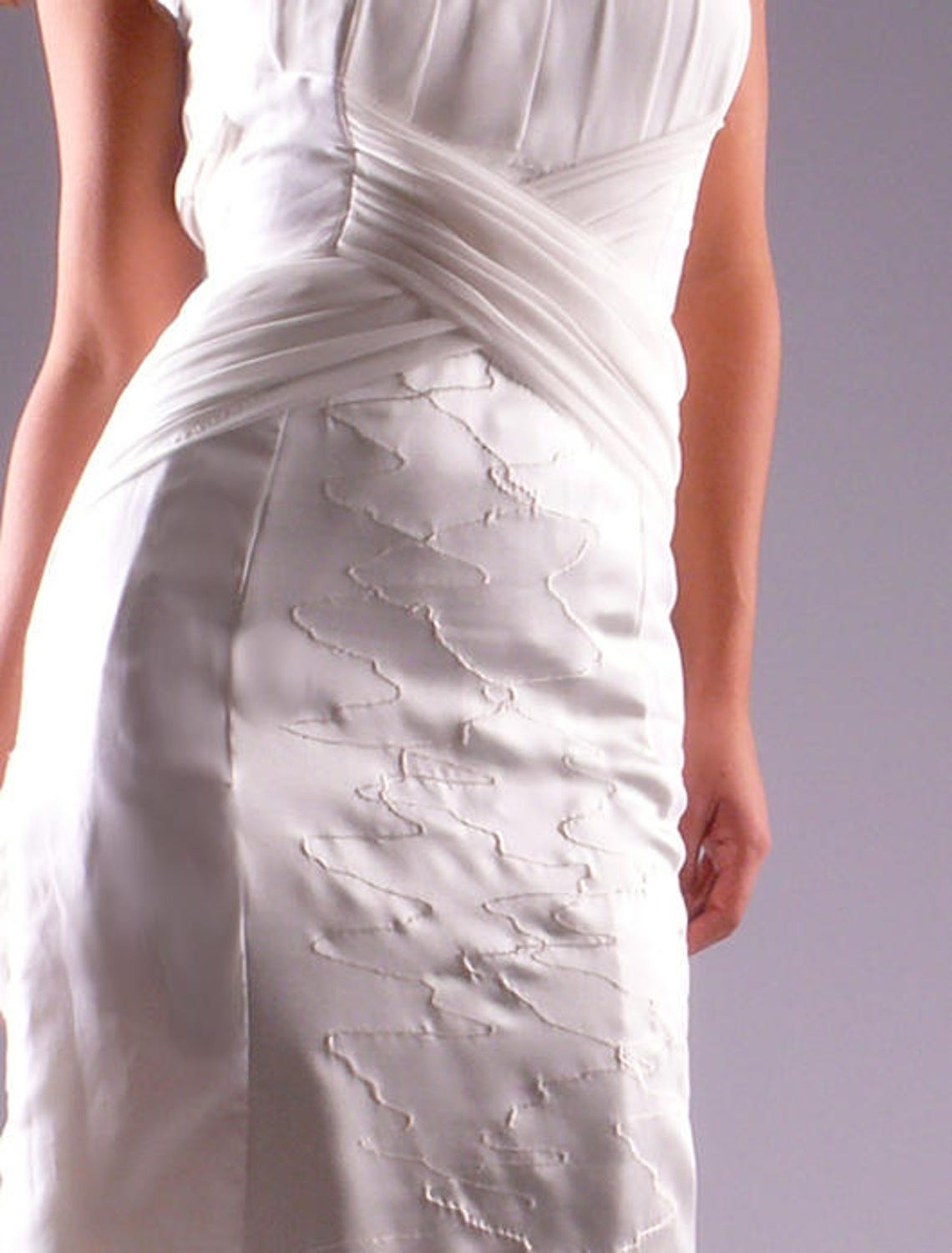 Silk Wedding Dress Simple Wedding Dress Beach Bridal Gown - Etsy