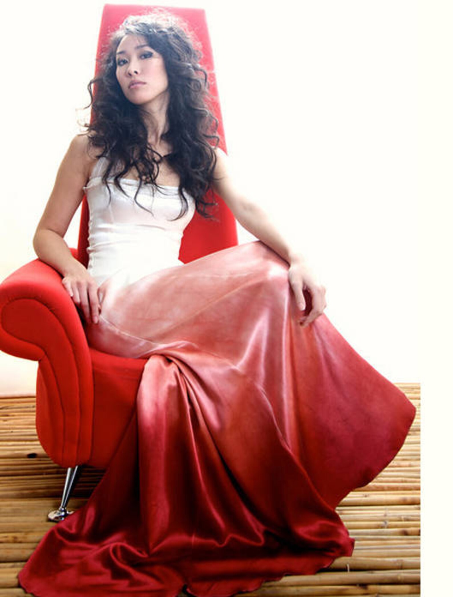 Ombre Wedding Dress Gradient Wedding Dress Silk Wedding - Etsy