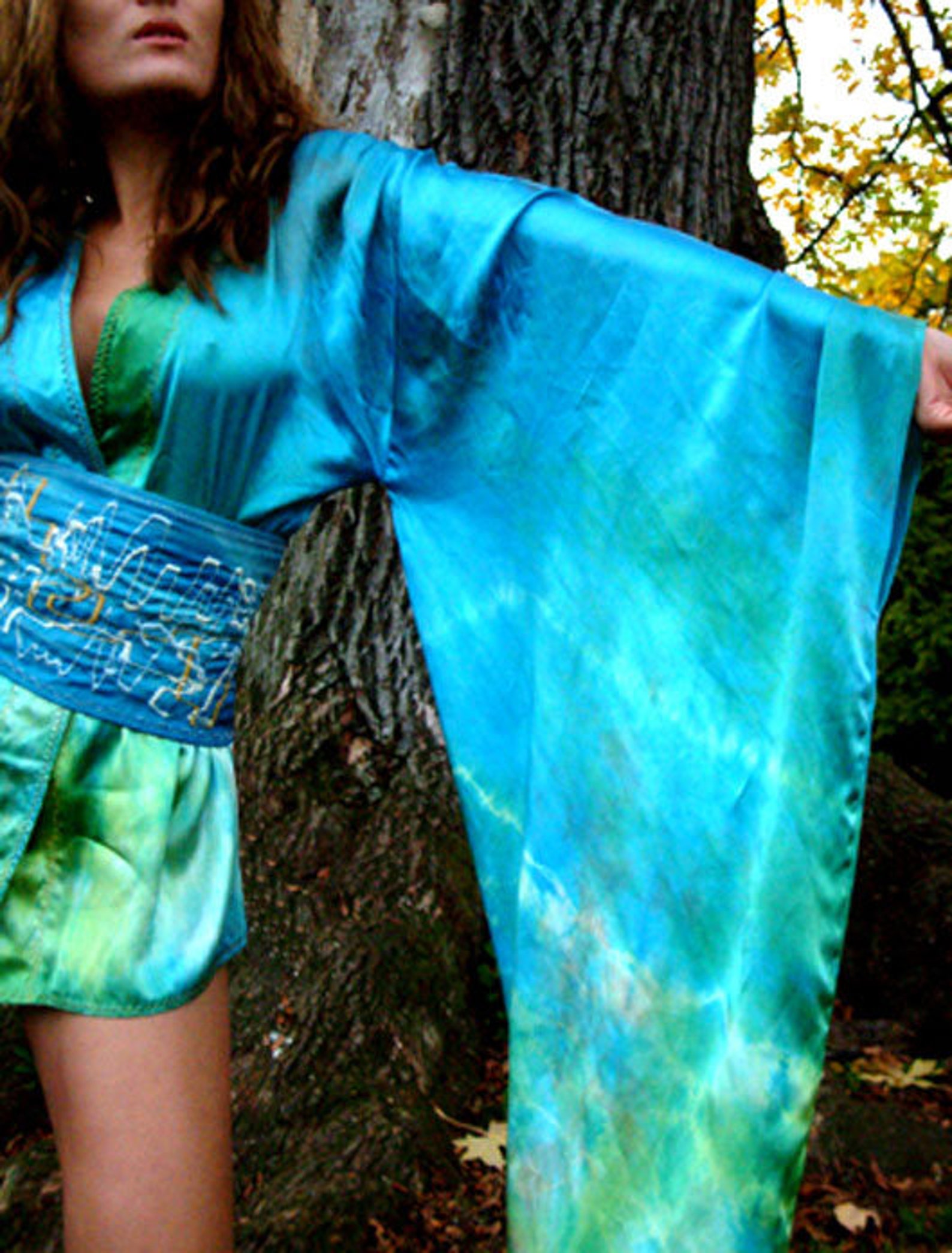 Sexy Kimono Short Kimono Kimono Tunic Silk Kimono Ombre - Etsy
