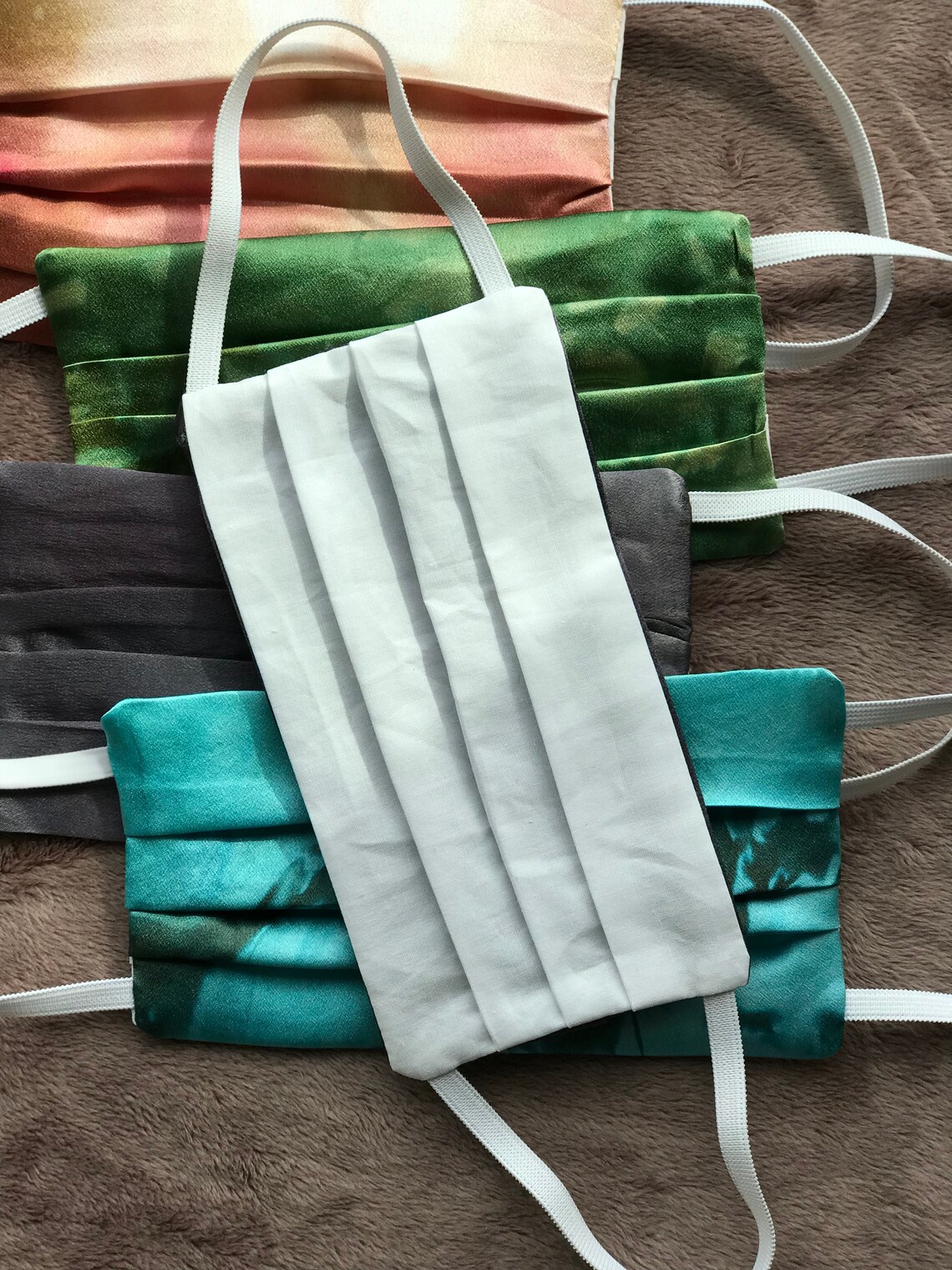 Natural Silk Face Mask 100% Silk Washable and Reusable Mask | Etsy