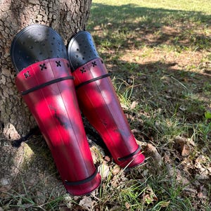 Leather Samurai Greaves (leg Armor) PATTERN - Etsy
