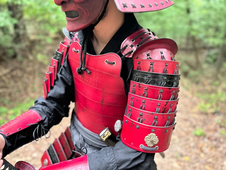 Leather Samurai Spaulders & Skirt Panels PATTERN - Etsy