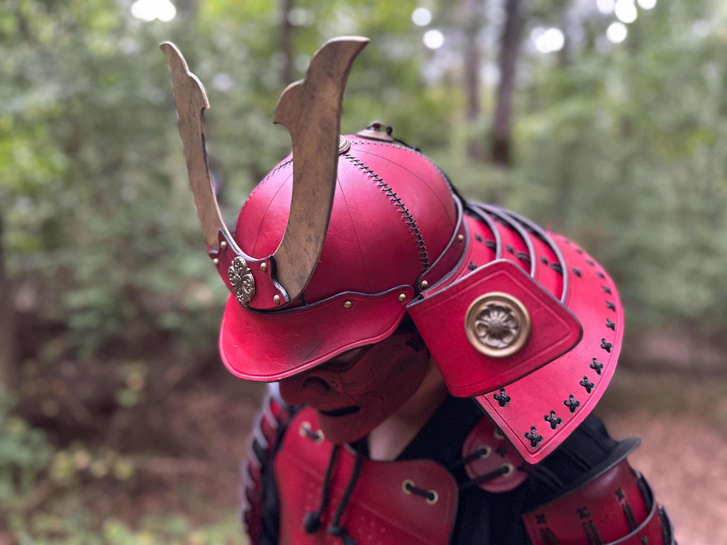 Leather Samurai Helmet PATTERN - Etsy