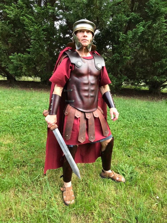 Leather Imperial Roman Officer Armor - Etsy