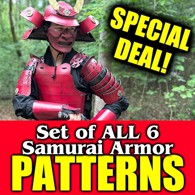 Samurai Full Body Armor Full Size for Shoe - Etsy Canada