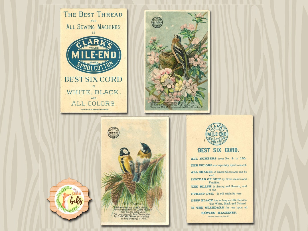 Vintage Advertisements, Vintage Sewing Ads, Sewing Ephemera, Thread ...