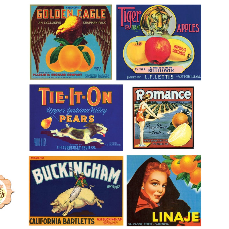 Vintage Food Label - Etsy